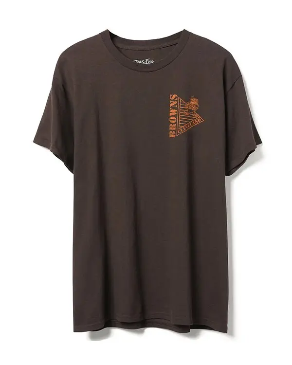Junk Food Clothing Nfl Cleveland Browns Drive Tee - Dark Chocolate