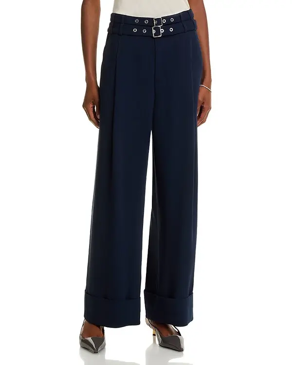 Cinq À Sept Cortina Wide Leg Pants - Navy