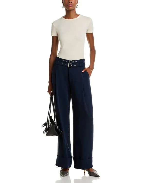 Cinq À Sept Cortina Wide Leg Pants - Navy