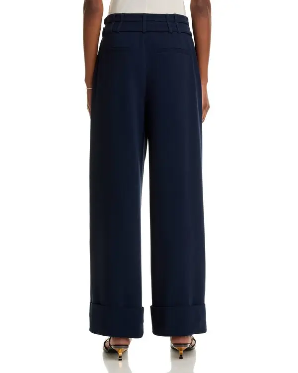 Cinq À Sept Cortina Wide Leg Pants - Navy