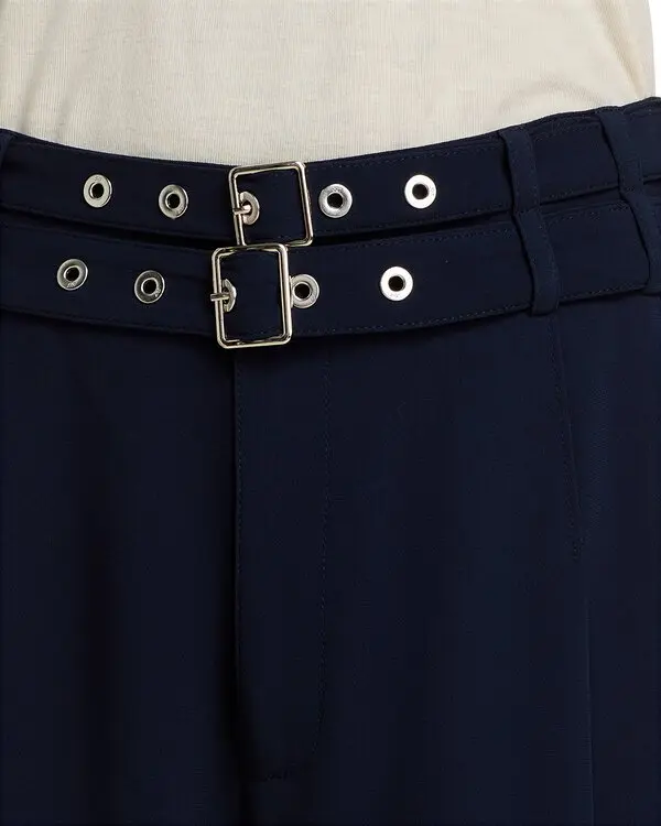 Cinq À Sept Cortina Wide Leg Pants - Navy