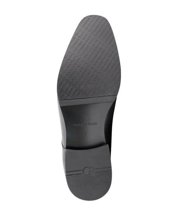 Gordon Rush Brayden Double Buckle Monk Strap Cap Toe Dress Shoes - Black