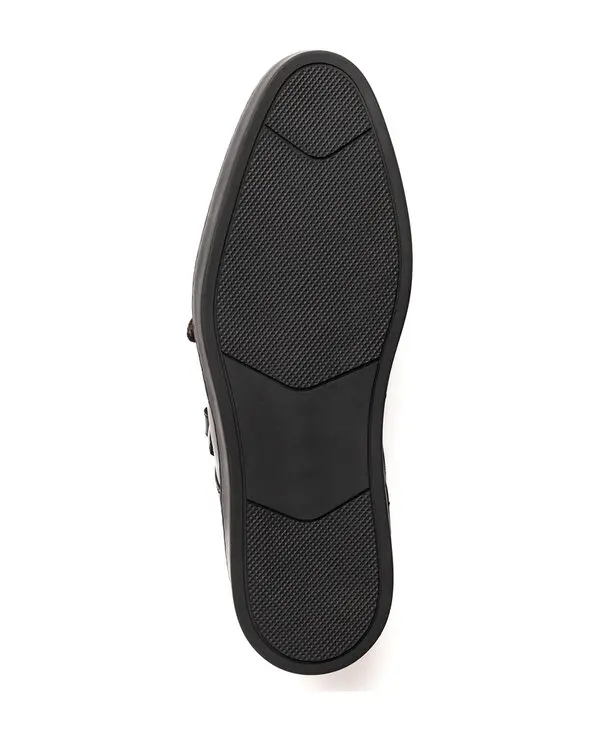 Bruno Magli Palestro Hybrid Double Buckle Monk Strap Shoes - Black