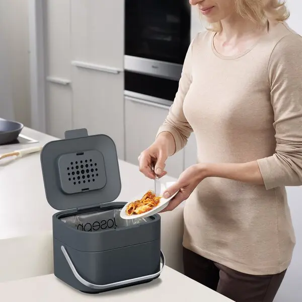 JOSEPH JOSEPH Stack 4 Food Waste Caddy With Odor Filter