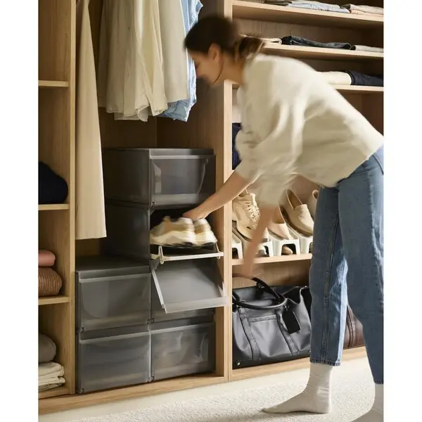 JOSEPH JOSEPH Shoecase Premium Shoe Storage Box, 6 Pack