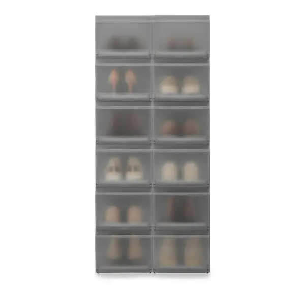 JOSEPH JOSEPH Shoecase Premium Shoe Storage Box, 6 Pack
