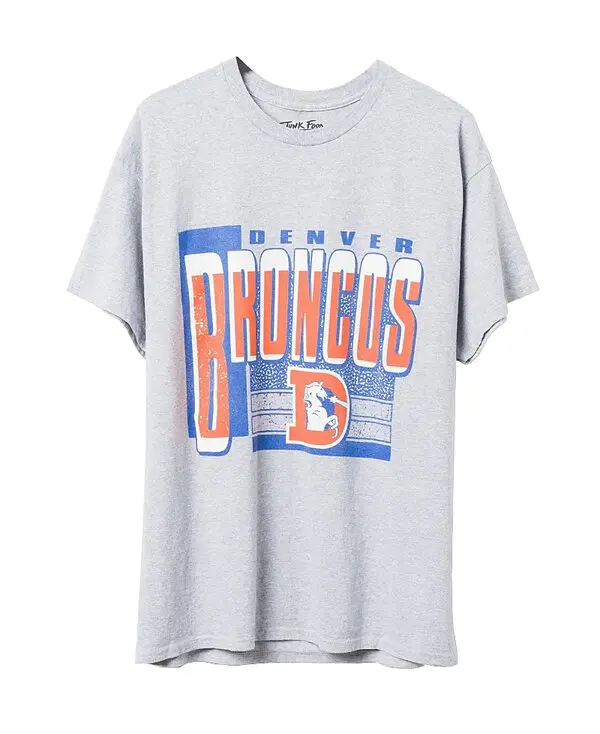 Junk Food Clothing Nfl Denver Broncos Complete Tee - Heather Gray