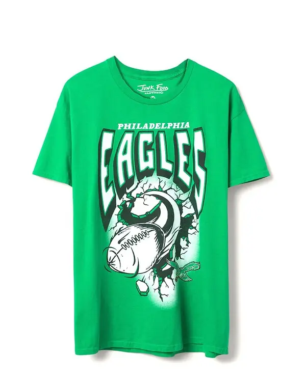 Junk Food Clothing Nfl Philadelphia Eagles Breakthrough Flea Market Tee - Kelly