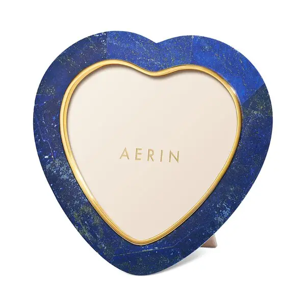 Aerin Mosaic Heart Picture Frame - Blue
