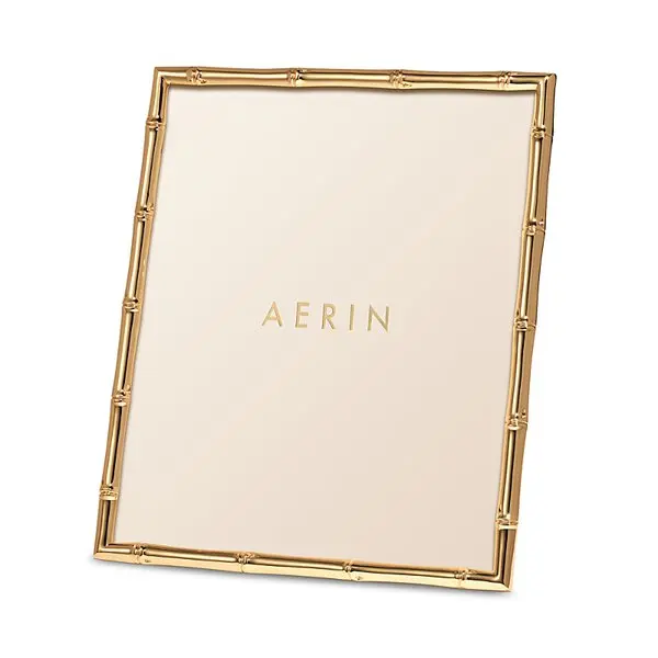 Aerin Ava Bamboo Frame, 8 X 10 - Gold