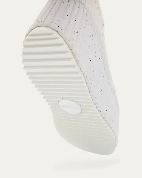 Chloé Nama Platform Sneakers - White