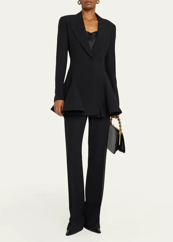 Lafayette 148 New York Saint Marks Straight Leg Trousers
