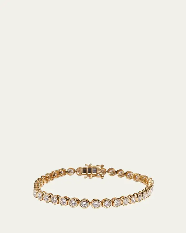 KENDALL ROW 14k Lab Grown Diamond Tennis Bracelet - Gold