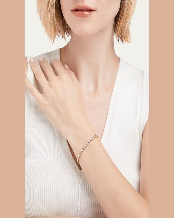 KENDALL ROW 14k Lab Grown Diamond Tennis Bracelet