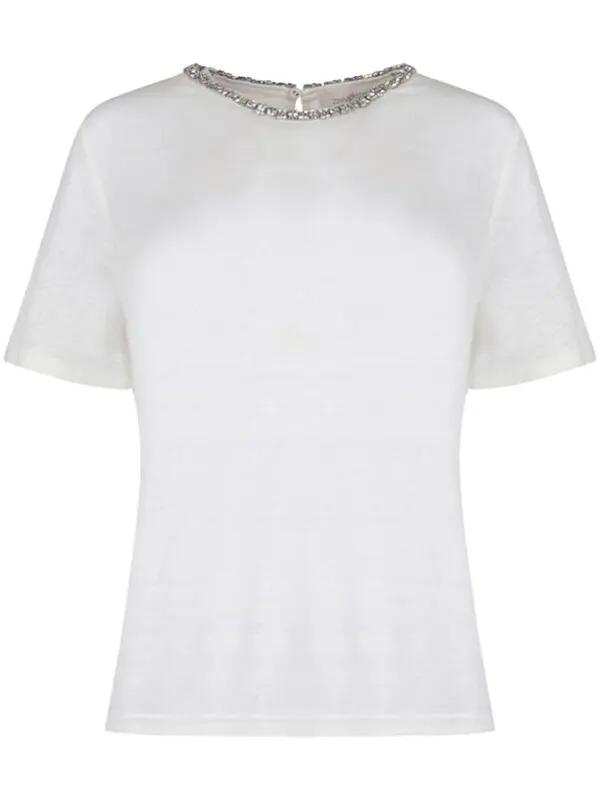 Zimmermann Illustration Embellished T-shirt