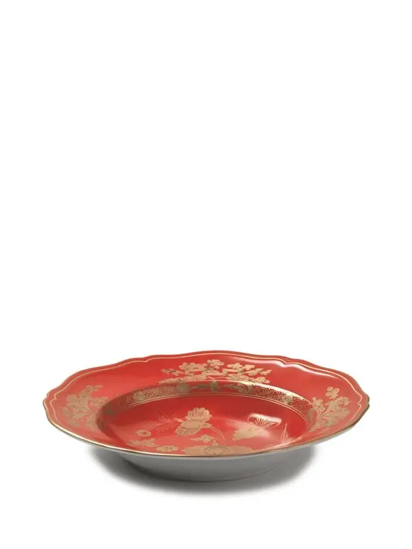GINORI 1735 Oriente Italiano Plate - Red