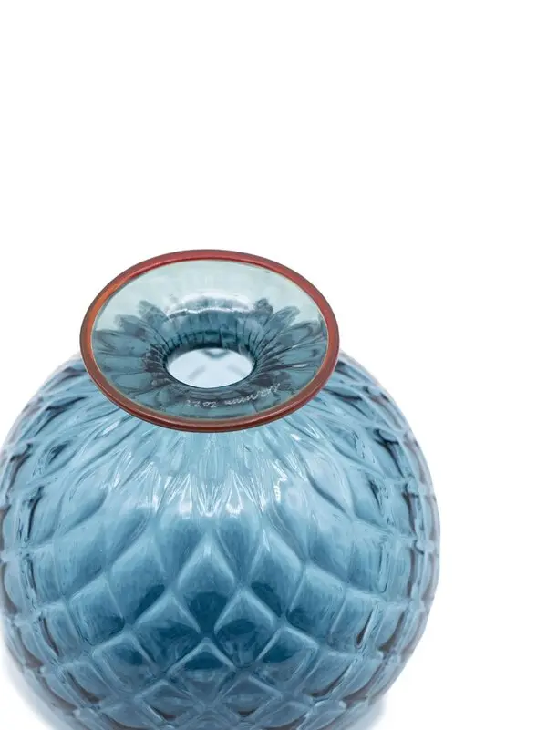 VENINI Monofiore Balloton Glass Vase - Blue