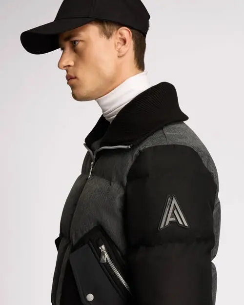ALPENHAUS Sebonack Quilted Denim-look Bomber Jacket