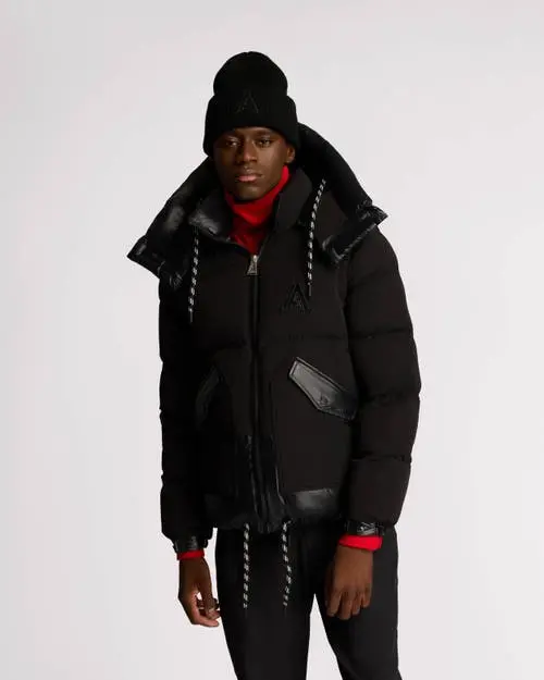 ALPENHAUS Megeve 2-in-1 Relaxed Fit Puffer - Black