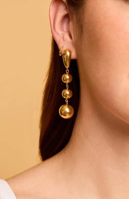 PETIT MOMENTS Ball Drop Statement Earrings