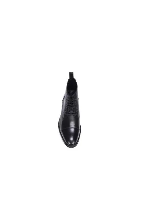 ANTHONY VEER James Lace-up Boot - Black