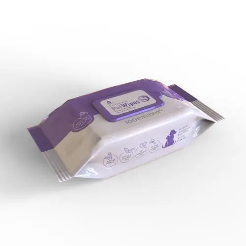 PURSONIC Furry Fresh Pet Wipeslavender Scented