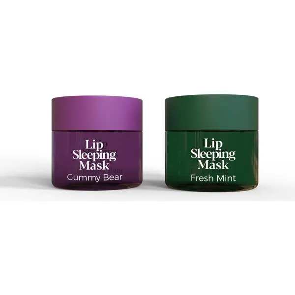 PURSONIC Lip Sleeping Mask 2 Pack- Gummy Bear & Fresh Mint - Multicolor