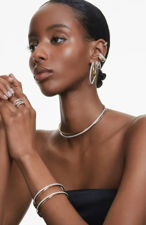 SWAROVSKI Hyperbole Hoop Earrings