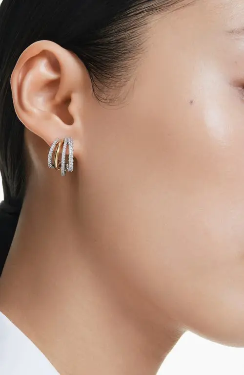 SWAROVSKI Hyperbola Hoop Earrings