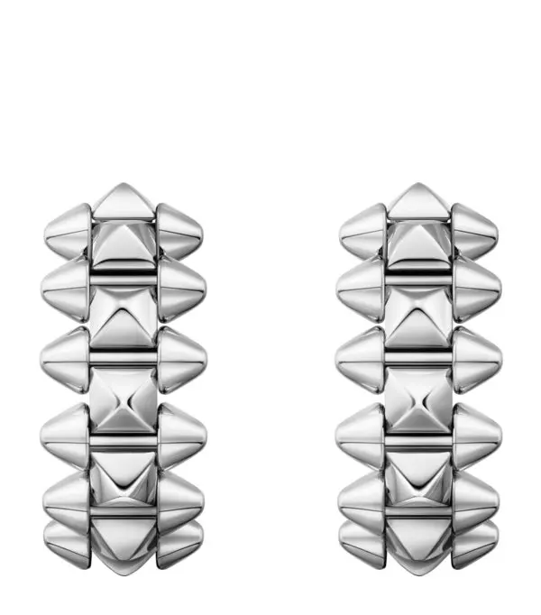 Cartier Clash De Small Hoop Earrings - White