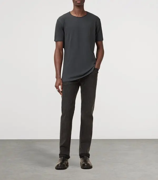ALLSAINTS Organic Cotton Figure T-shirt - Grey