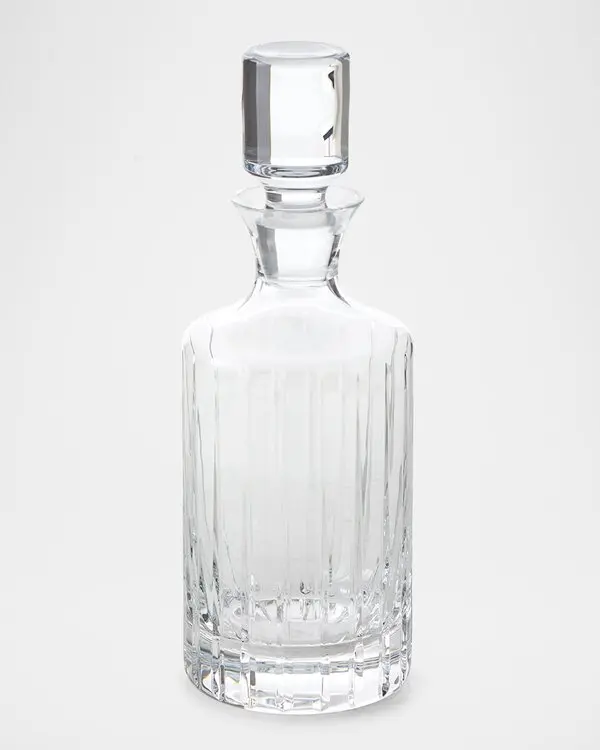 Neiman Marcus Cut Glass Decanter, 26 Oz - Clear