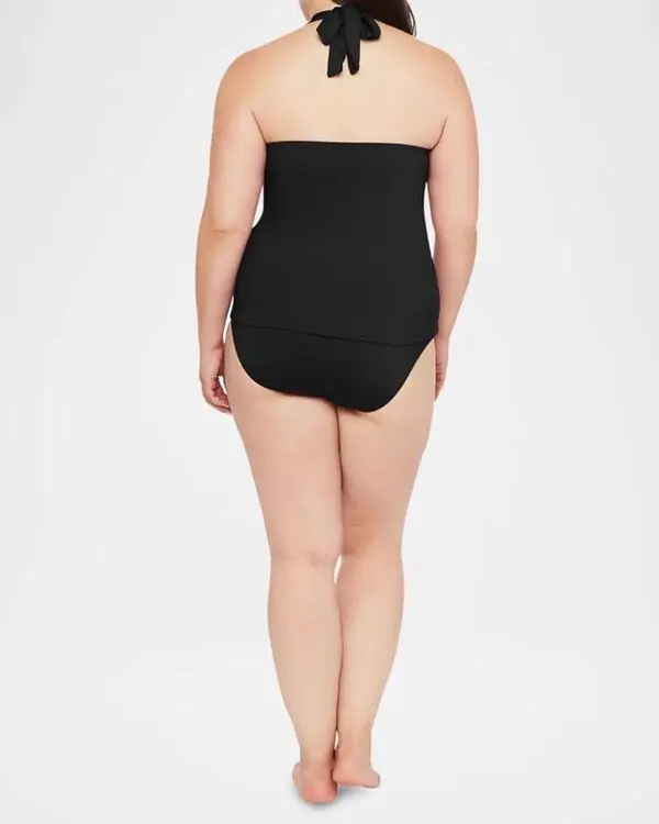 La Blanca Ig Halter Tankini Swim Top - Black