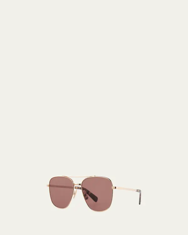 Garrett Leight El Capitan Aviator Sunglasses