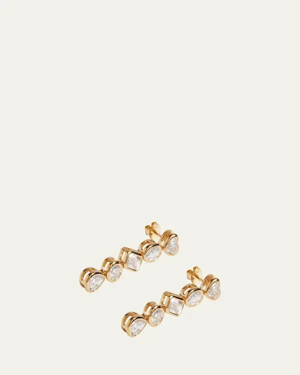 KENDALL ROW Lablove 14k Lab Grown Diamond Dangle Earrings