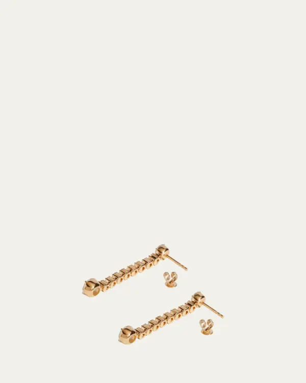 KENDALL ROW 14k Lab Grown Diamond Dangle Earrings