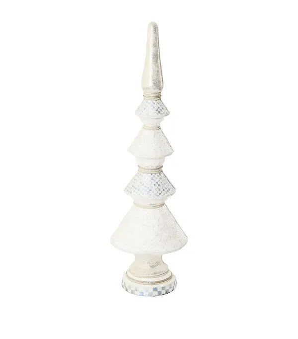 MACKENZIE-CHILDS Large Crystal Palace Tabletop Finial - White