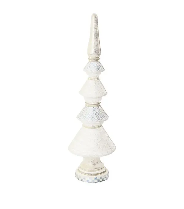 MACKENZIE-CHILDS Large Crystal Palace Tabletop Finial - White