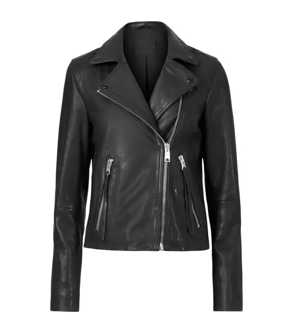 ALLSAINTS Leather Dalby Biker Jacket