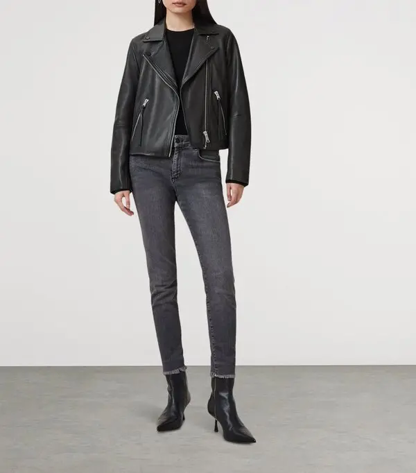 ALLSAINTS Leather Dalby Biker Jacket