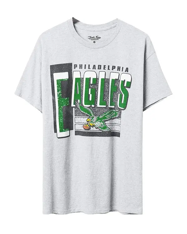Junk Food Clothing Nfl Philadelphia Eagles Complete Tee - Heather Gray