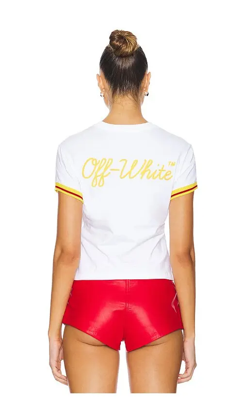 Off-White College Fitted Tee