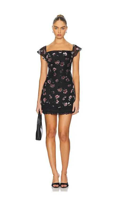 For Love & Lemons Aigrette Mini Dress