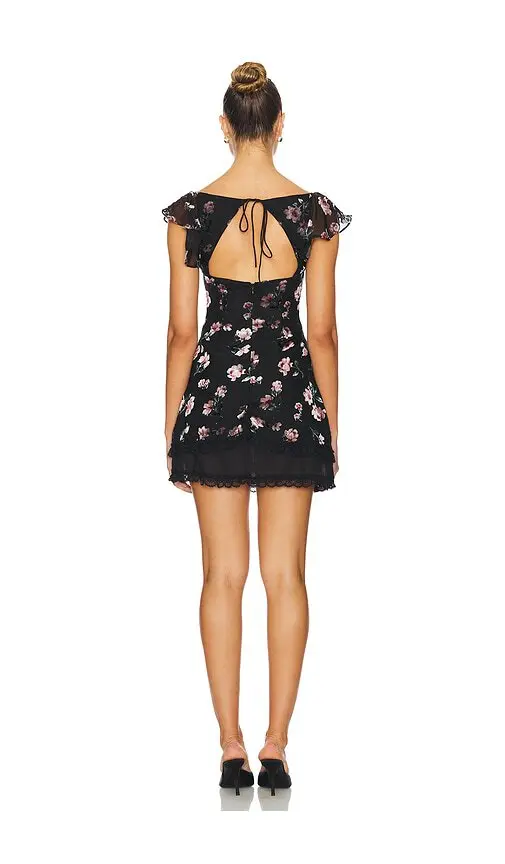For Love & Lemons Aigrette Mini Dress
