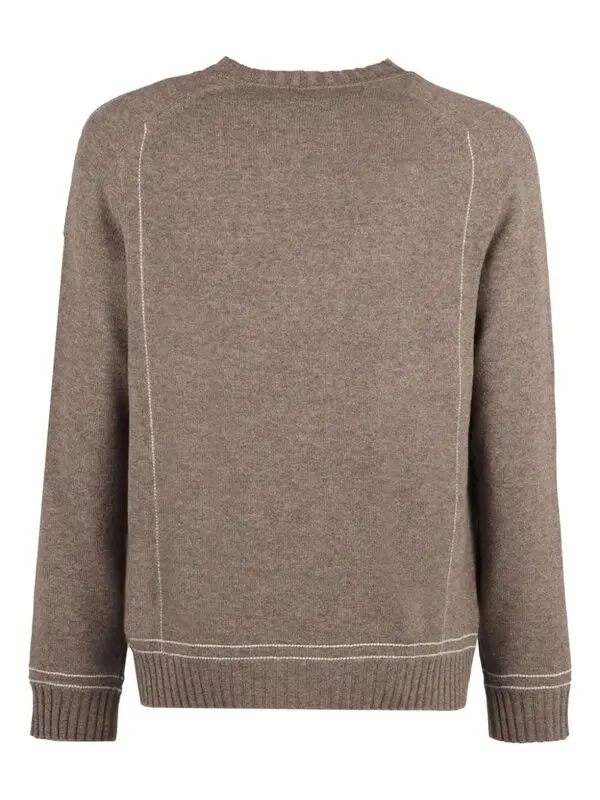 Giorgio Armani Ribbed Knit Sweater