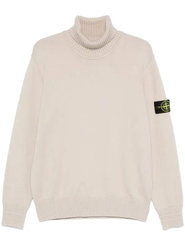 Stone Island Compass Badge Sweater - Neutrals