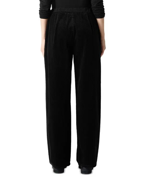 Eileen Fisher Cotton Corduroy Wide Leg Pants
