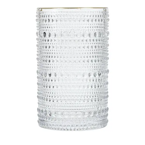 FORTESSA Schott Zwiesel Jupiter Gold Rim Ice Beverage Glass, Set Of 6 - Clear