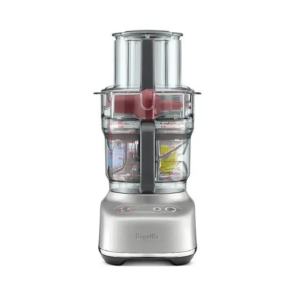 BREVILLE Paradice 9 Cup Food Processor, Brushed Stainless Steel - Silver
