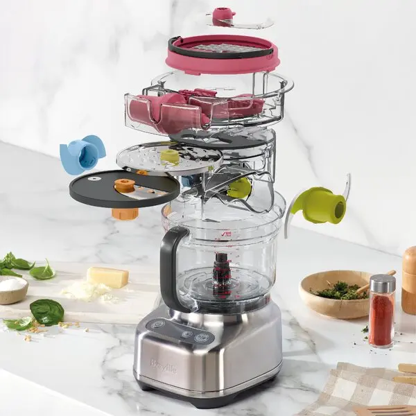 BREVILLE Paradice 9 Cup Food Processor, Brushed Stainless Steel
